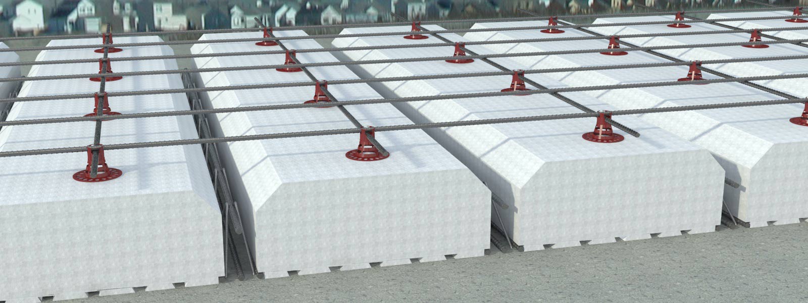 Flat bar spacer - Betonplast